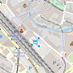 Kreisstadt Siegburg - Stadtplan [OSM]